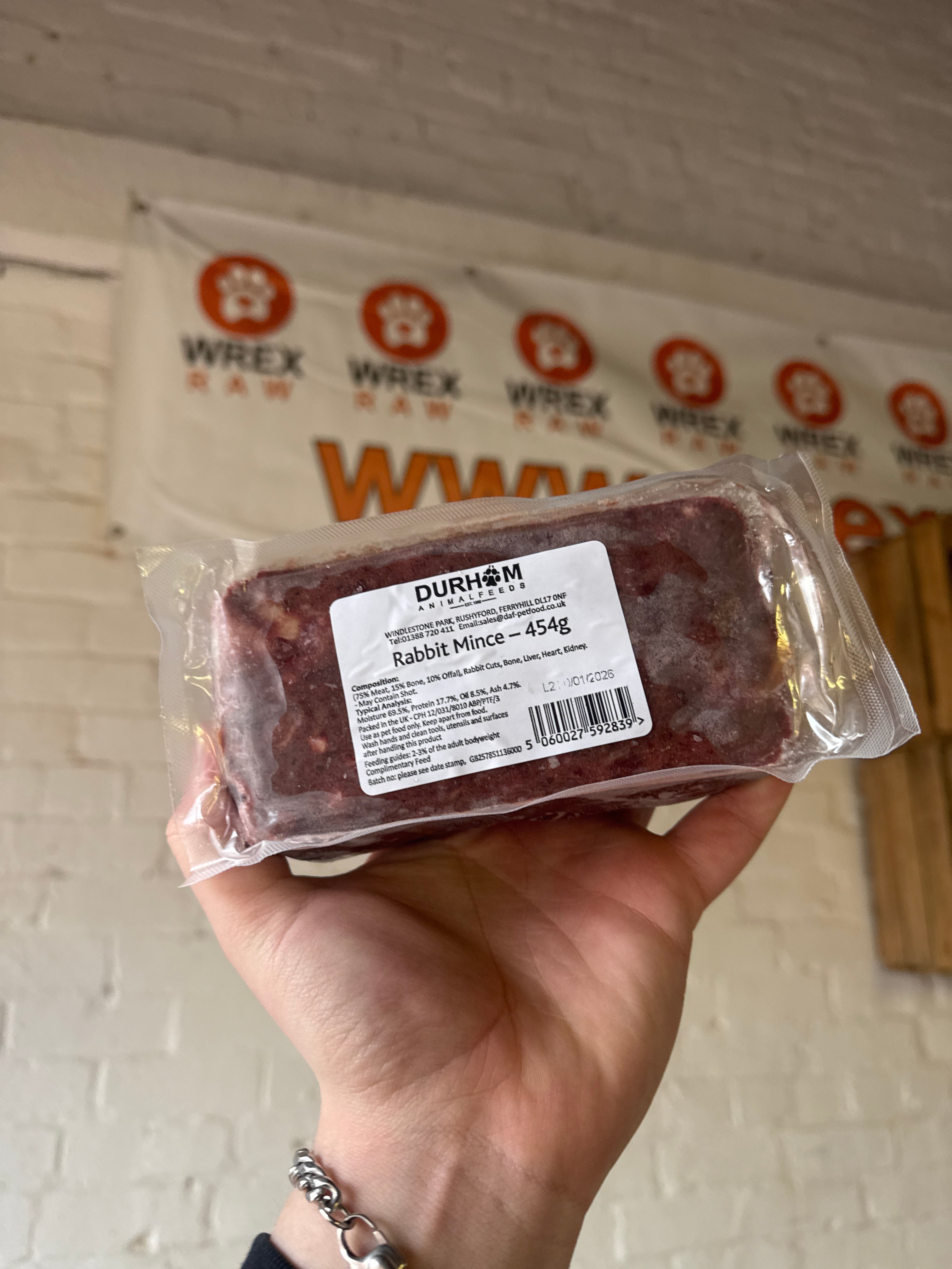 Durhams Goat Mince – Wrexraw