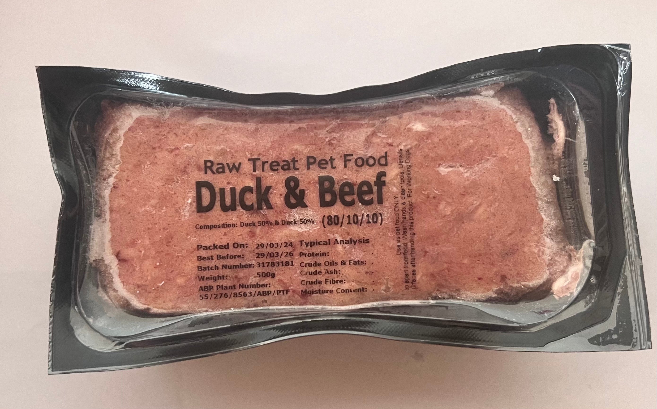Raw Treat Duck & Beef S – Wrexraw